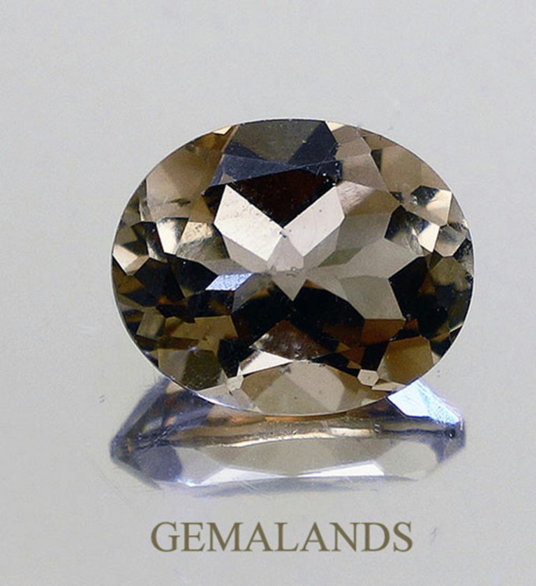 Topacio Champagne de 4,46 Quilates con Talla Ovalada. Procedente de ...